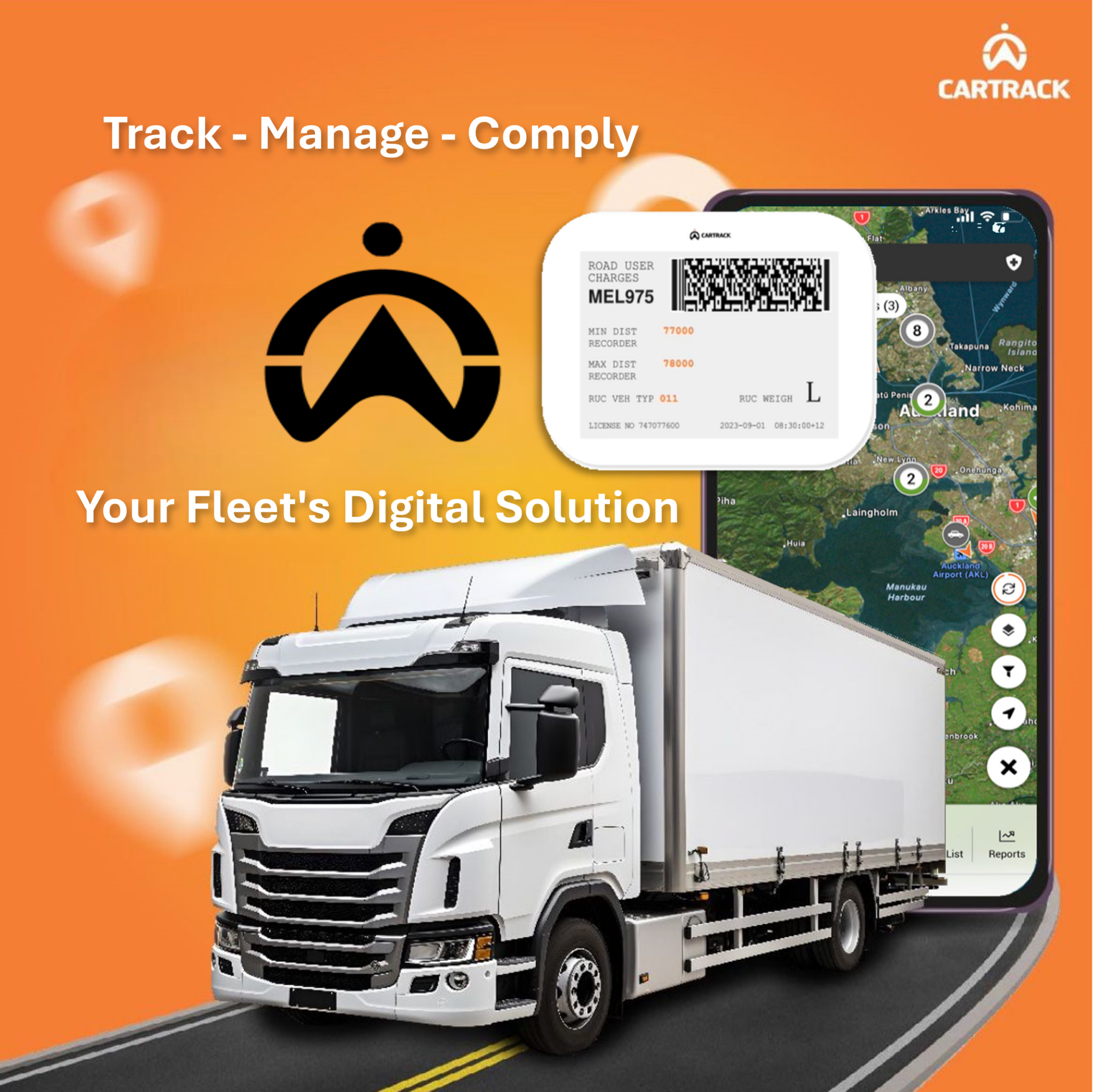 Streamlined Auto-RUC & Road User Charges | Cartrack NZ